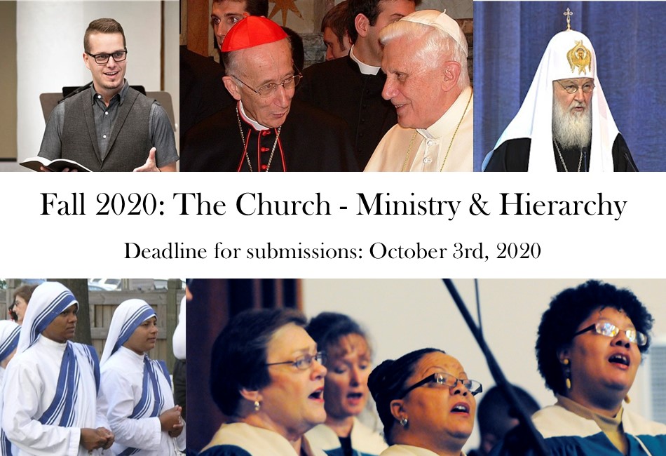 Submissions Information Fall 2020: The Church – Ministry & Hierarchy ...